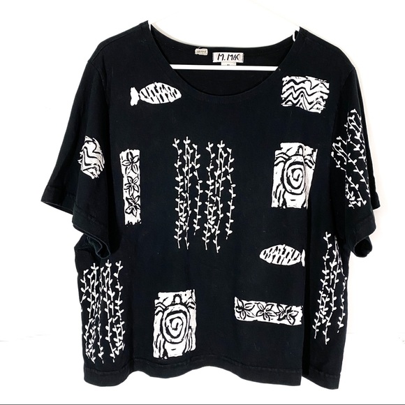 M. MAC | Tops | Vintage M Mac 9s Bermuda Cropped Graphic Tee | Poshmark